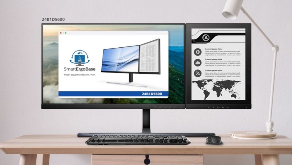 Philips: Δημιούργησε 1440p monitor με προσαρτημένη οθόνη E-ink ...